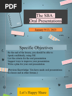 Mastering English SBA Oral Presentations | PDF | Public Speaking ...
