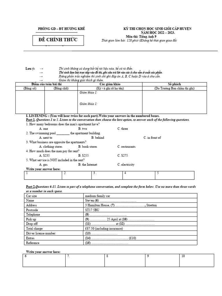 Đề Đội Tuyển Về Nhà - Lesson 27 | PDF | Literacy | Books