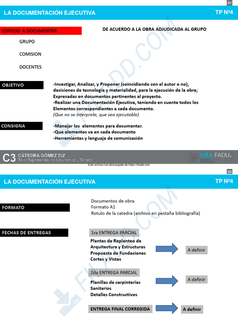 C 3 TP N 4-DOCUMENTACION EJECUTIVA Actualizado 26-01-22 | PDF