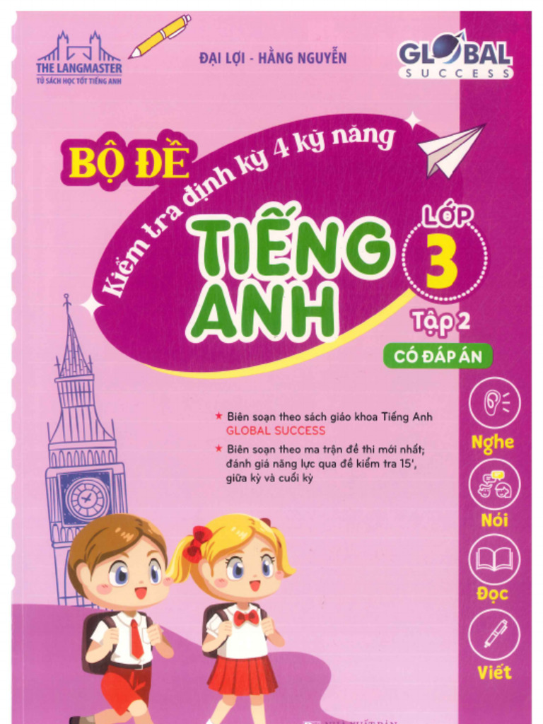 42 Quyển Bộ Đề Kiểm Tra Định Kỳ Kỹ Năng Tiếng Anh Lớp 3 Tập 2 | PDF