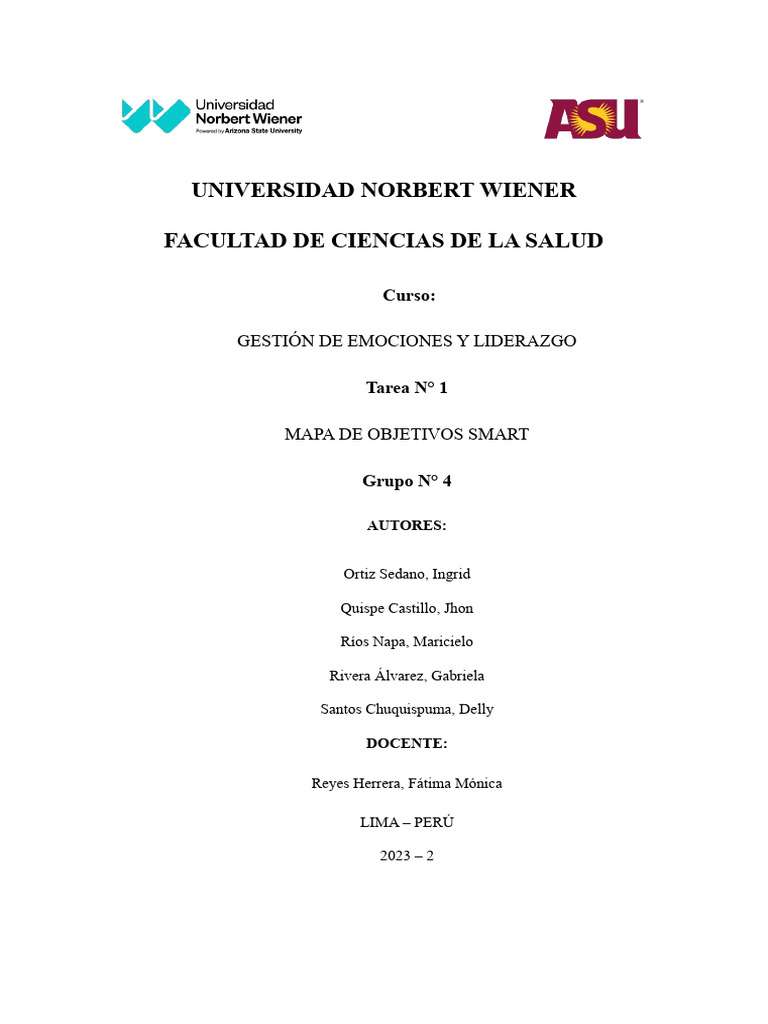 Mapa Smart de Objetivos Personales | PDF