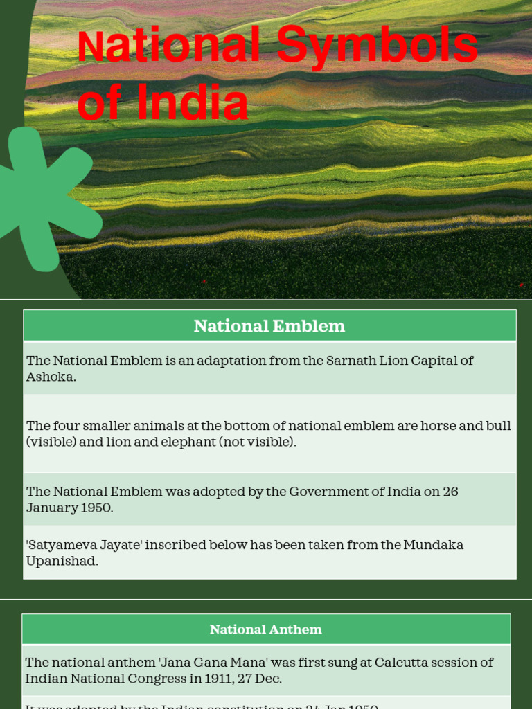 National Symbols | PDF | Military | Military Organization