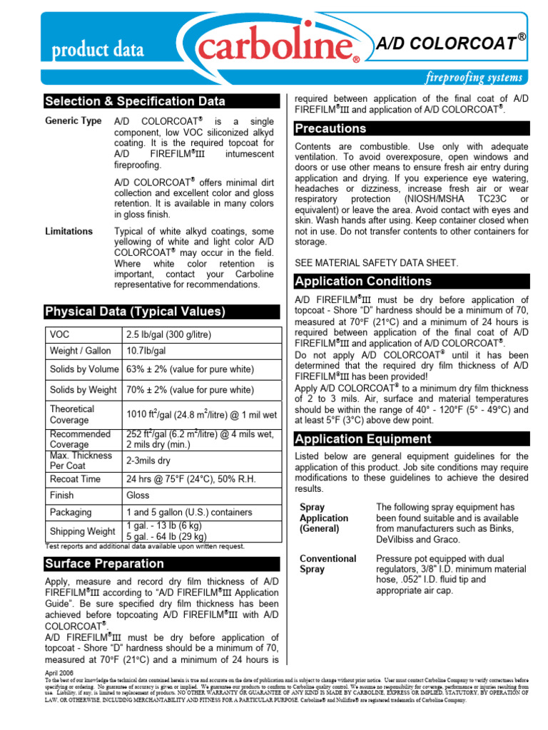 ADCC Datasheet | PDF | Gallon