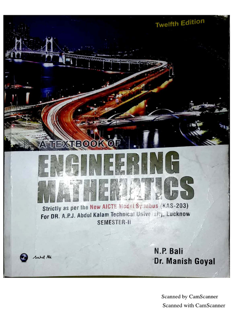 N P Bali Engineering Mathematics II | PDF