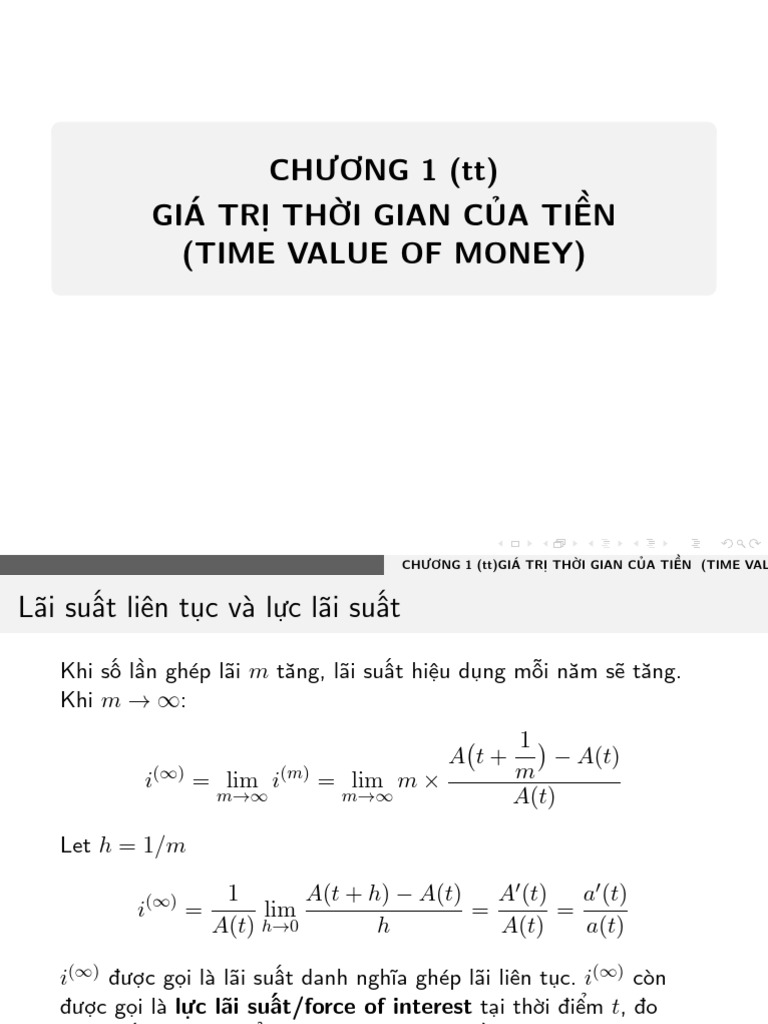 Module 1 - Time Value of Money (Cont.) | PDF