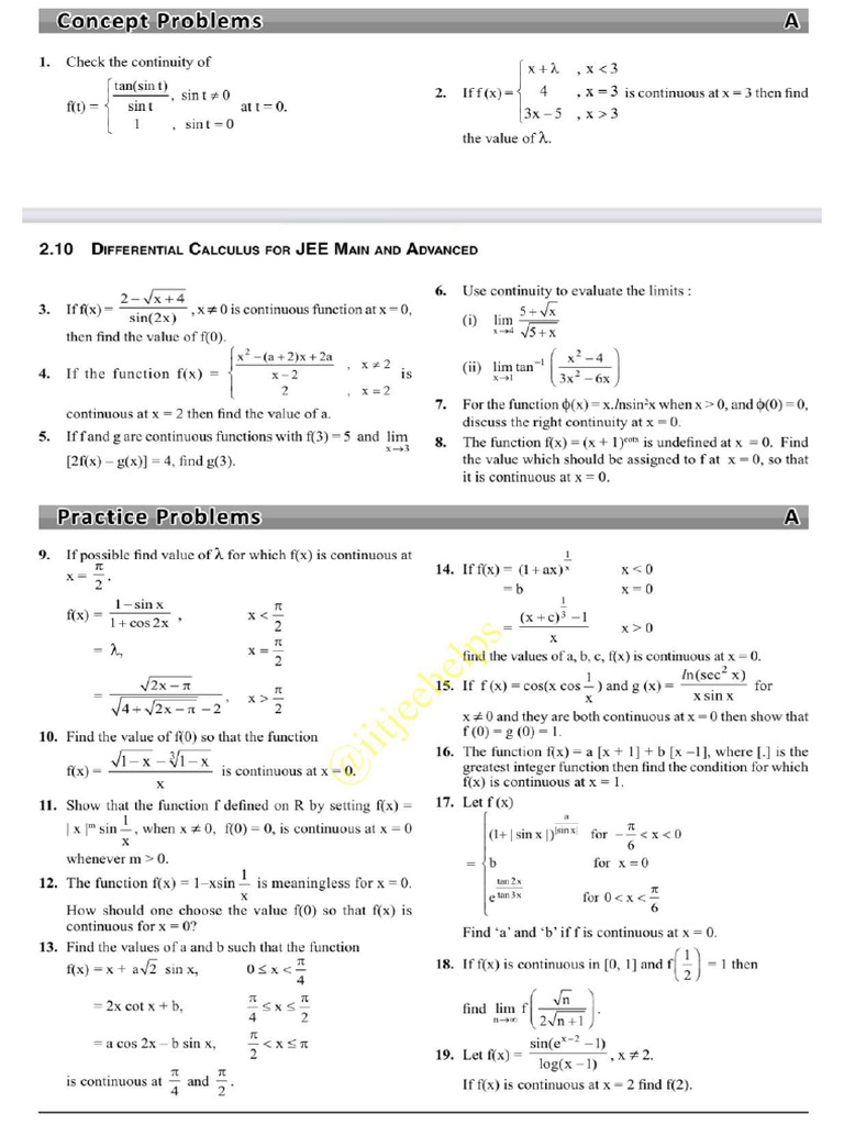 CONTINUITY - Questions | PDF