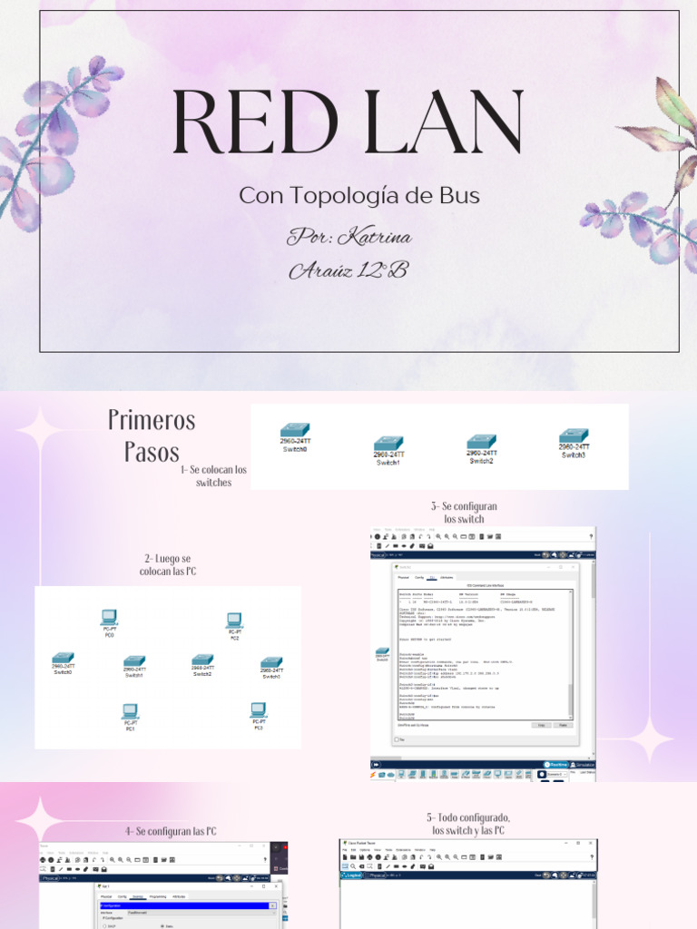 Red Lan Topología Bus | PDF