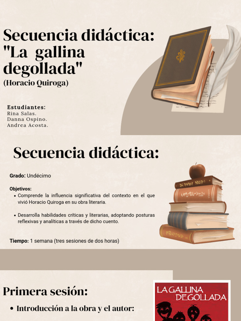 SECUENCIA DIDÁCTICA La Gallina Degollada - 20240408 - 133933 - 0000 | PDF