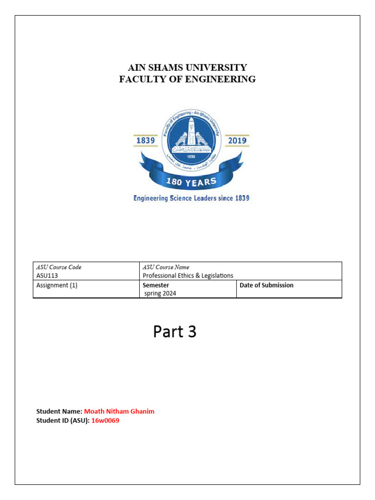Major Task Part 3 | PDF | Business