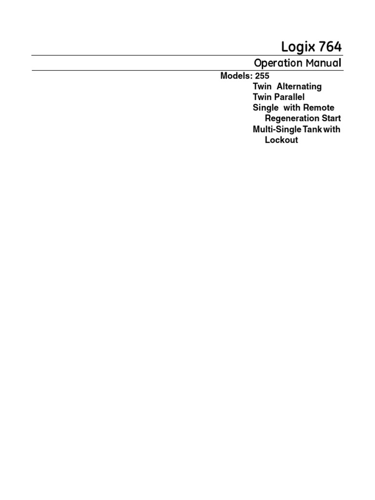 Logix 764 255 Owners Manual 3019624 | PDF | Water Heating | Mains Electricity
