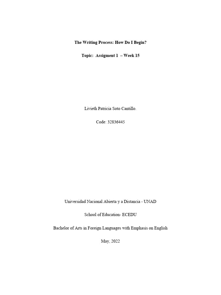 Assigment1 Week15 | PDF