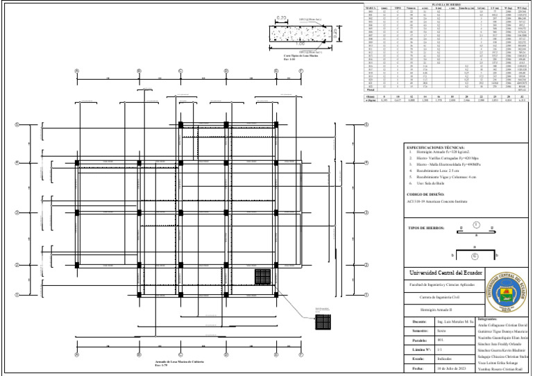Plano Losa Maciza Cubierta2.1-Model | PDF