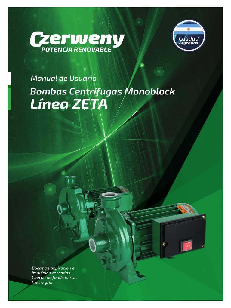 ZETA Manual | PDF | Bomba | Ingeniería mecánica