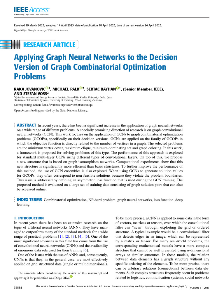 Applying Graph Neural Networks To The Decision Ver 240324 001255 | PDF | Vertex (Graph Theory ...