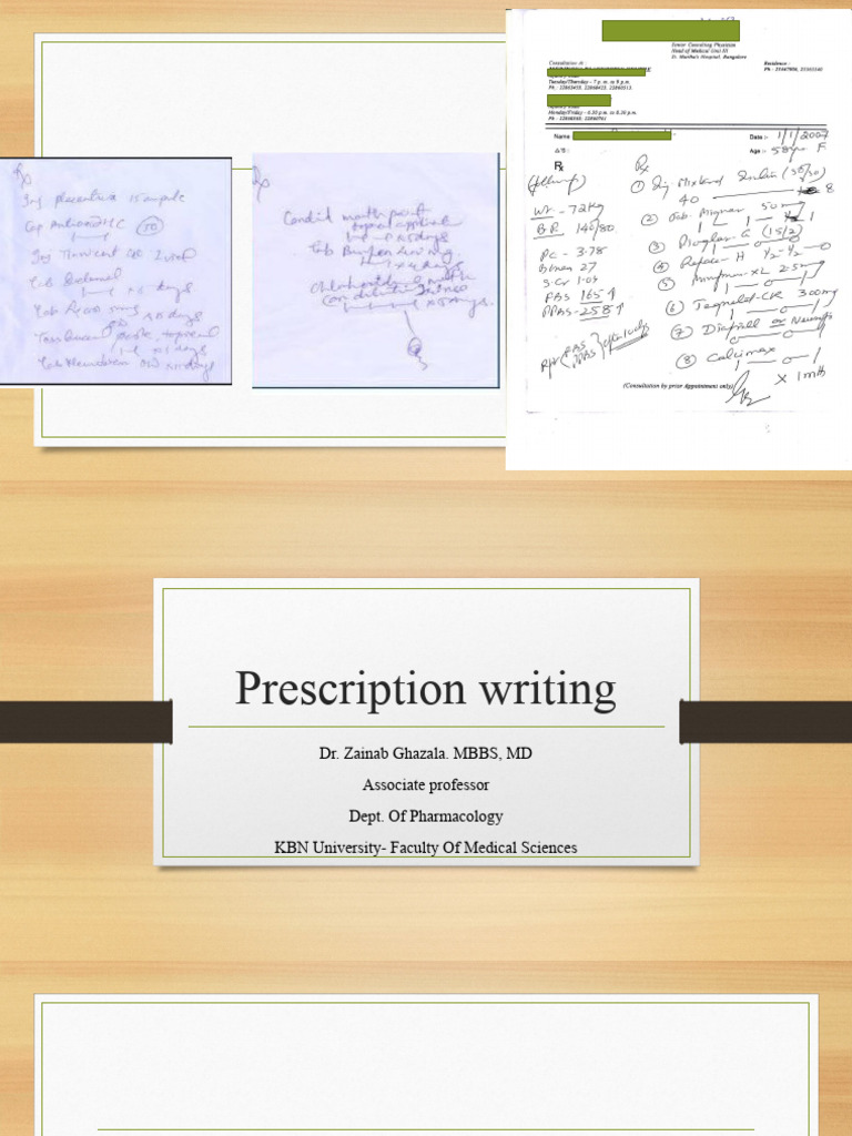 Prescription Writing Guidelines | PDF | Medical Prescription ...