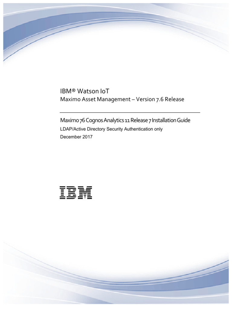 Maximo76 Cognos11 Install Guide | PDF | Databases | Web Application