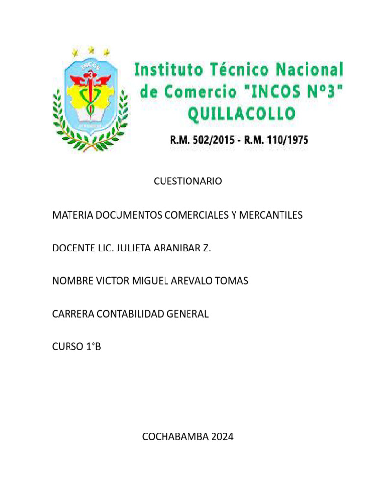 CARATULA CUESTIONARIO-fusionado | PDF | Análisis matemático | Análisis ...