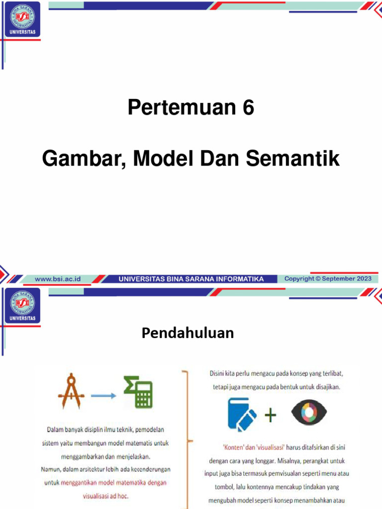 Pertemuan 6 Gambar, Model Dan Semantik | PDF