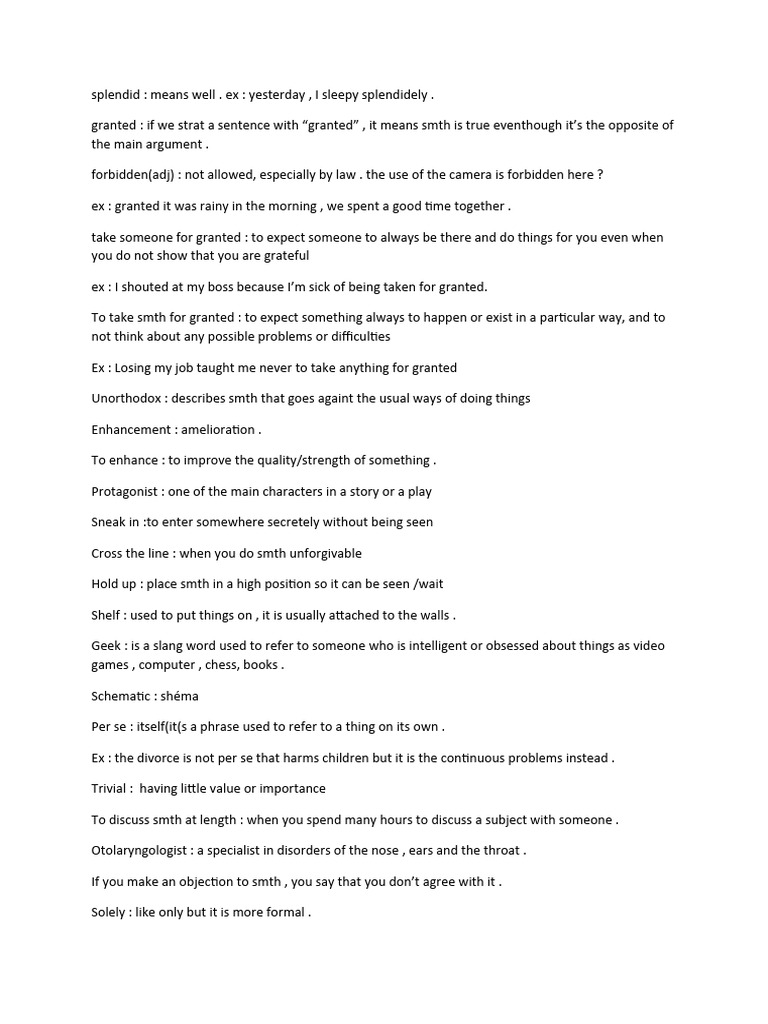 The Bing Bang Theory Vocab | PDF