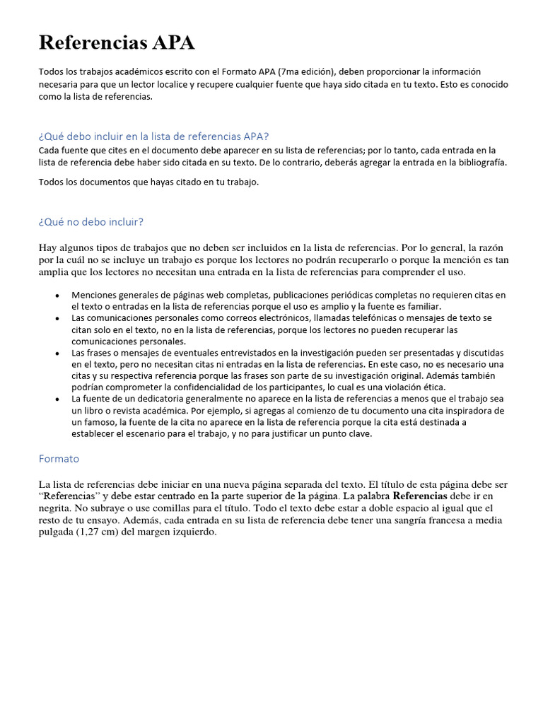 Referencias APA | PDF | Wikipedia | Estilo apa