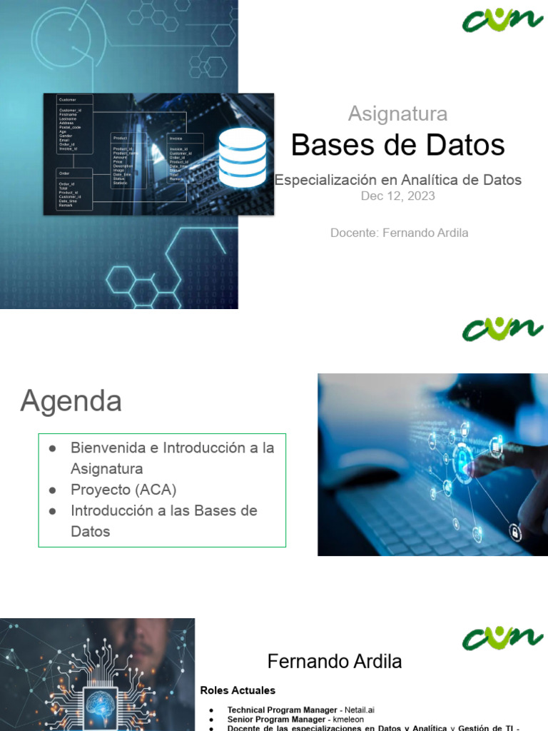 Clase 1 - Bases de Datos Dec 12 | Descargar gratis PDF | SQL | Bases de datos
