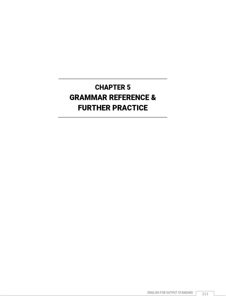 Grammar Reference | PDF | Verb | English Language
