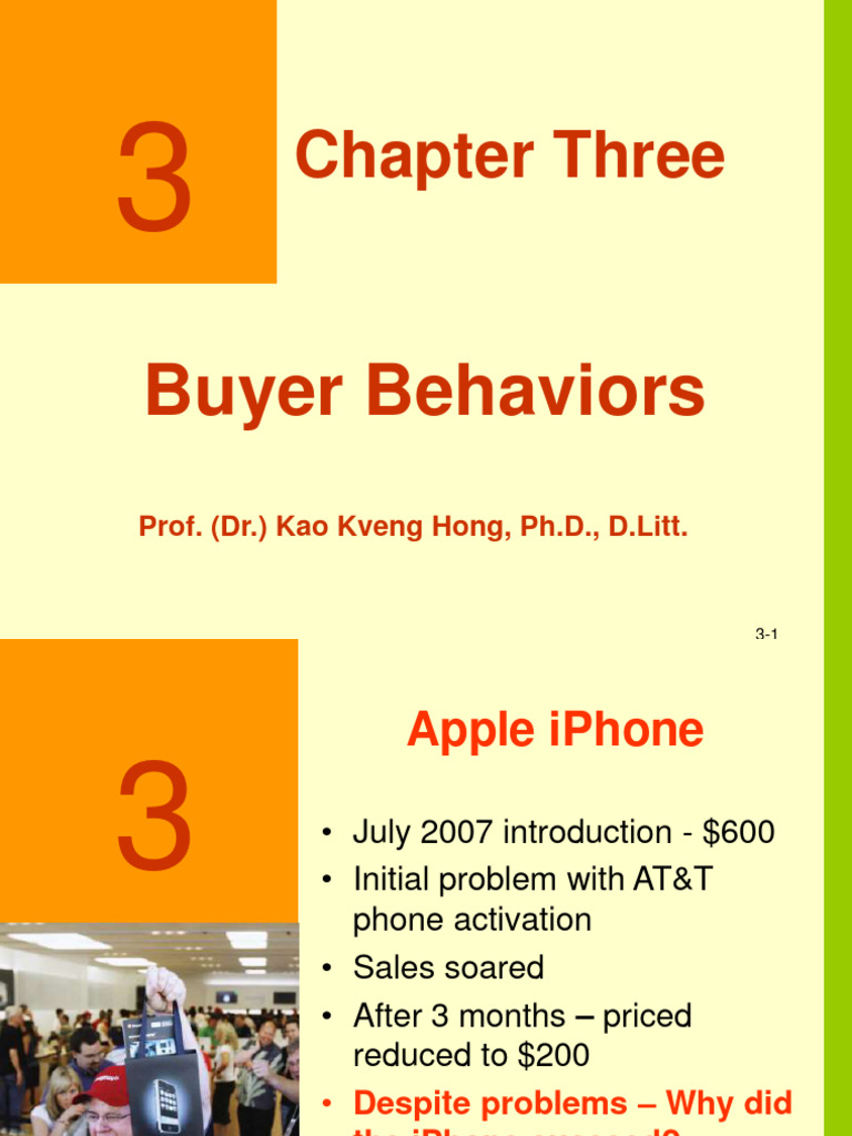 Chapter 3 - Buyer Behavior | PDF | Consumer Behaviour | Behavior