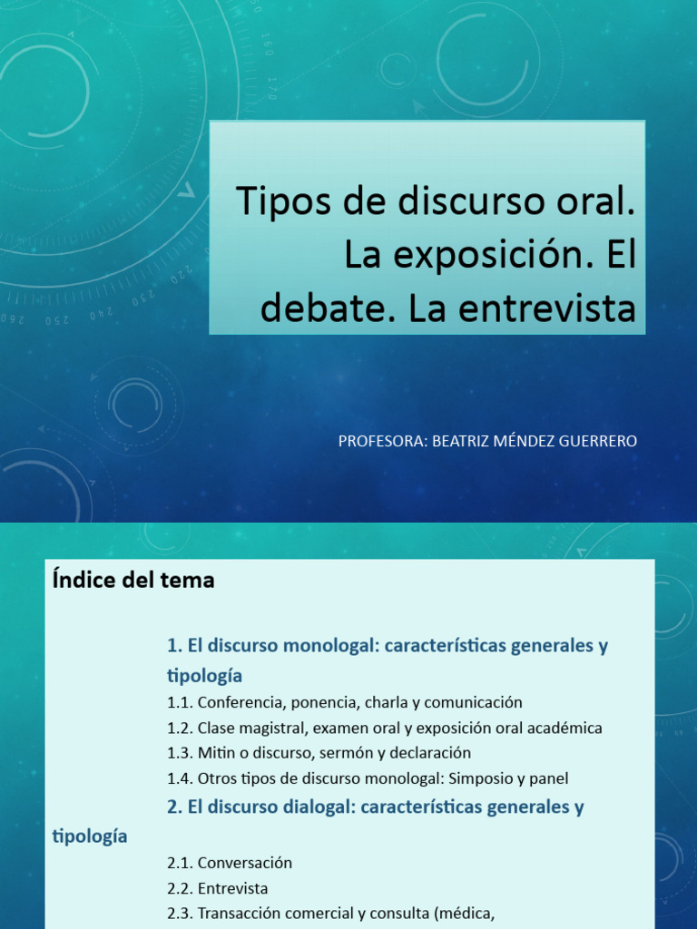 Discurso Oral Académico | PDF | Hablar en público | Lingüística