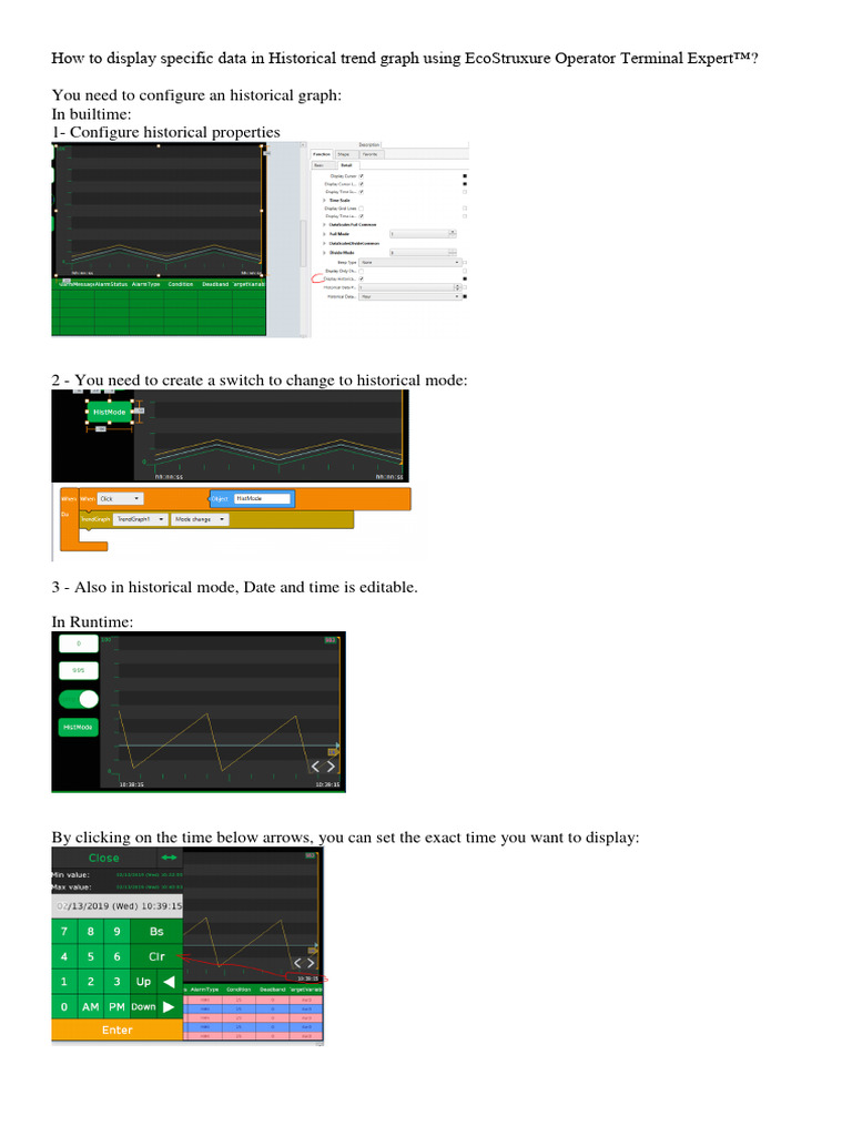 How To Display Specific Data in Historical Trend Graph Using EcoStruxure Operator Terminal ...