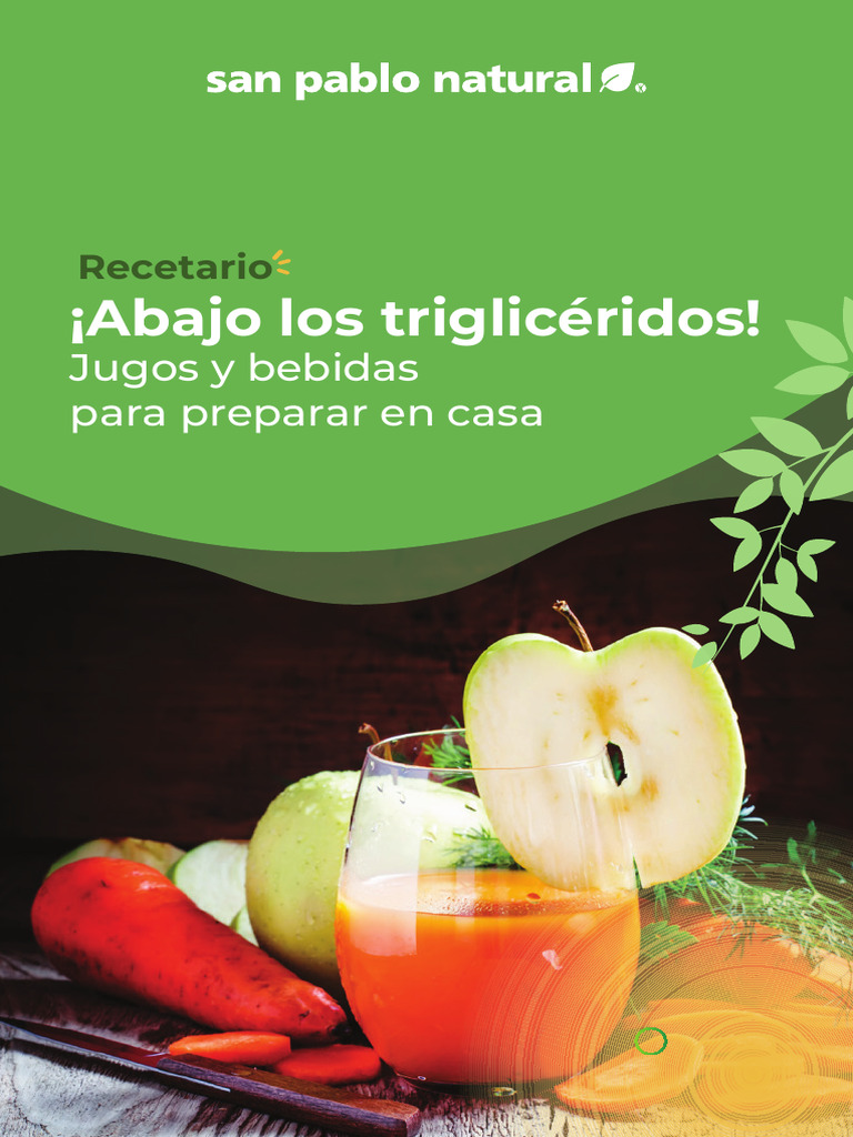 Recetas para Bajar Triglicéridos Naturales | PDF | Triglicéridos ...