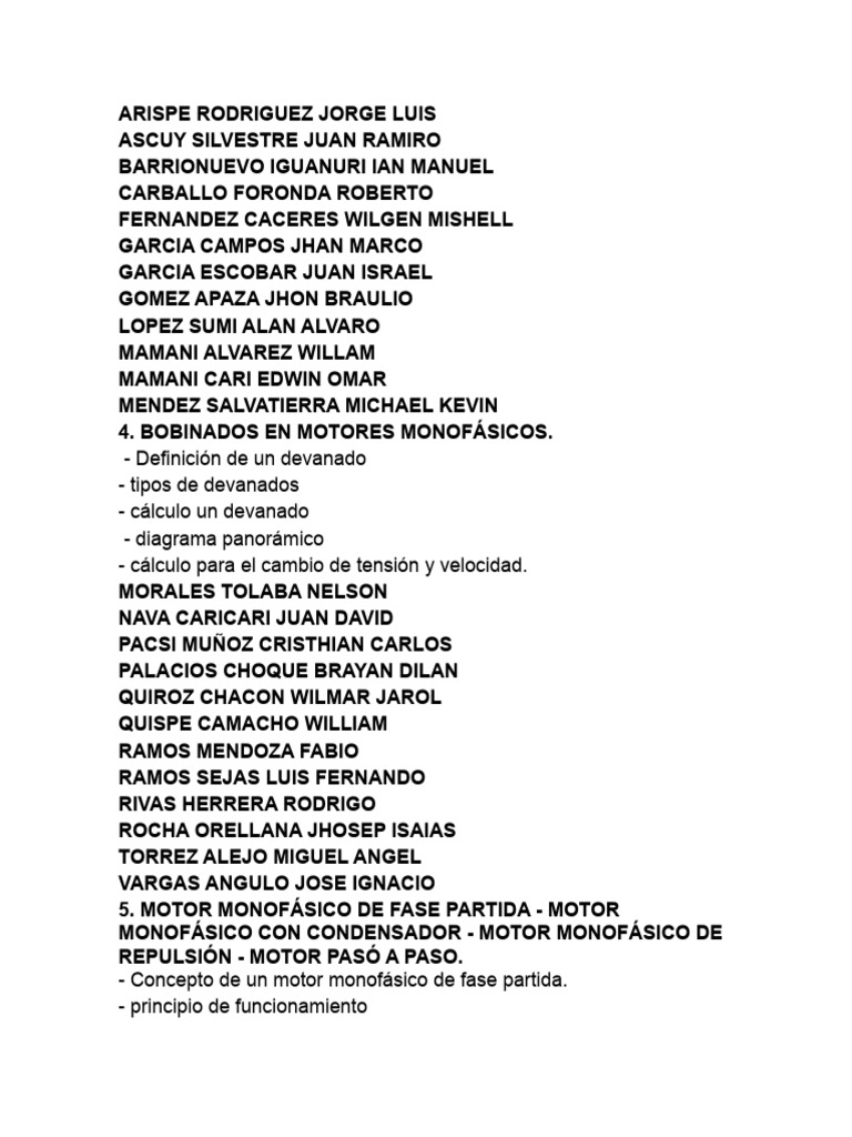 Definición de Un Devanado - Tipos de Devanados - Cálculo Un Devanado ...