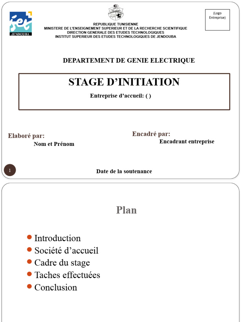 Stage d'initiation en génie électrique | PDF