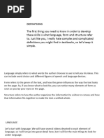Form Structure and Language | PDF | Language Arts & Discipline