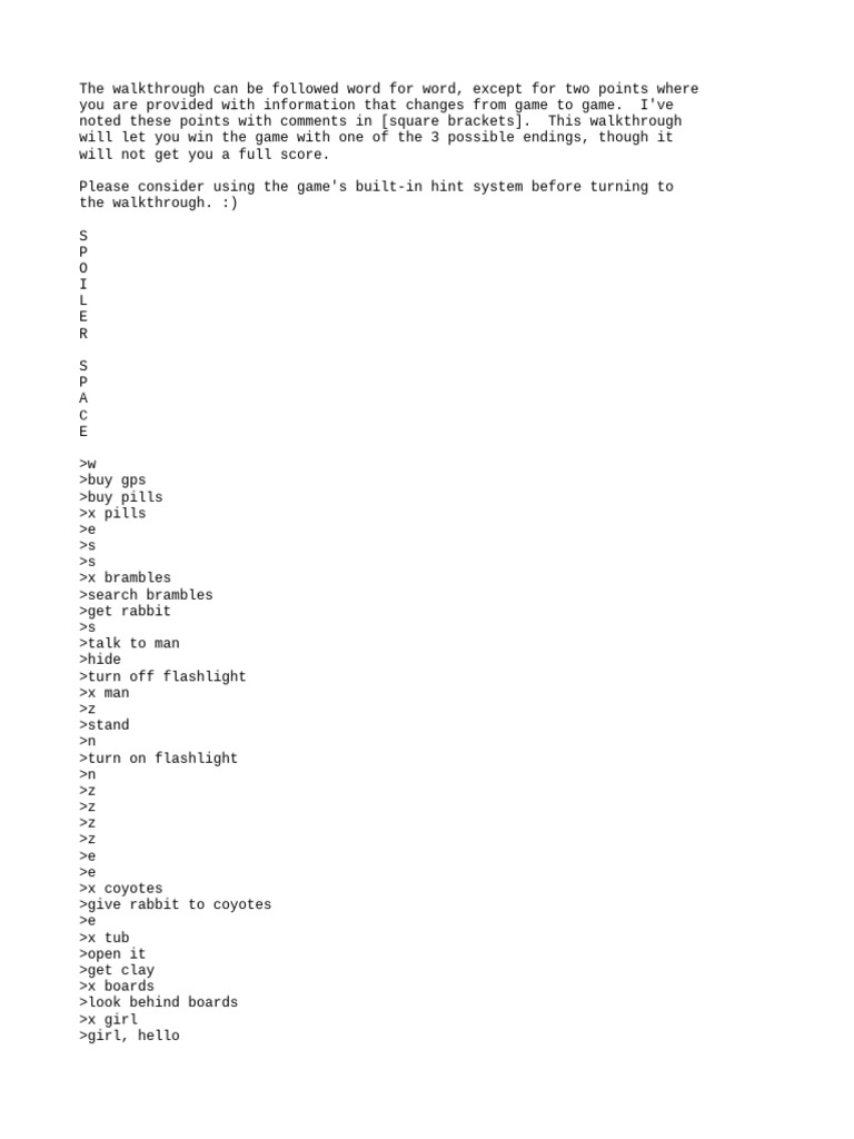 Walkthrough | PDF
