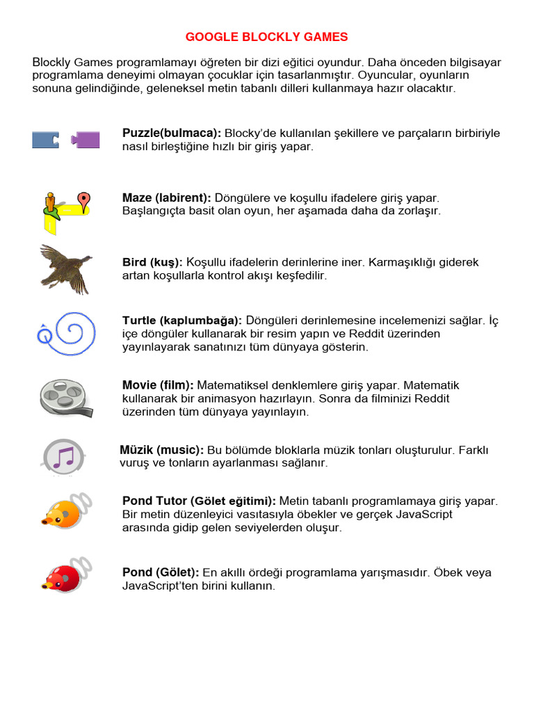 Google Blockly Games | PDF