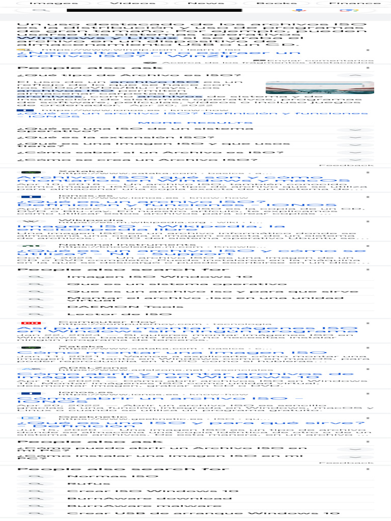 Uso y Funciones de Archivos ISO | PDF | Archivo de computadora | Software