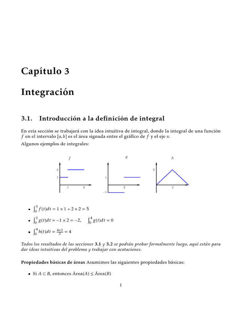 Introducción a Integrales y Propiedades Básicas | PDF | Integral ...