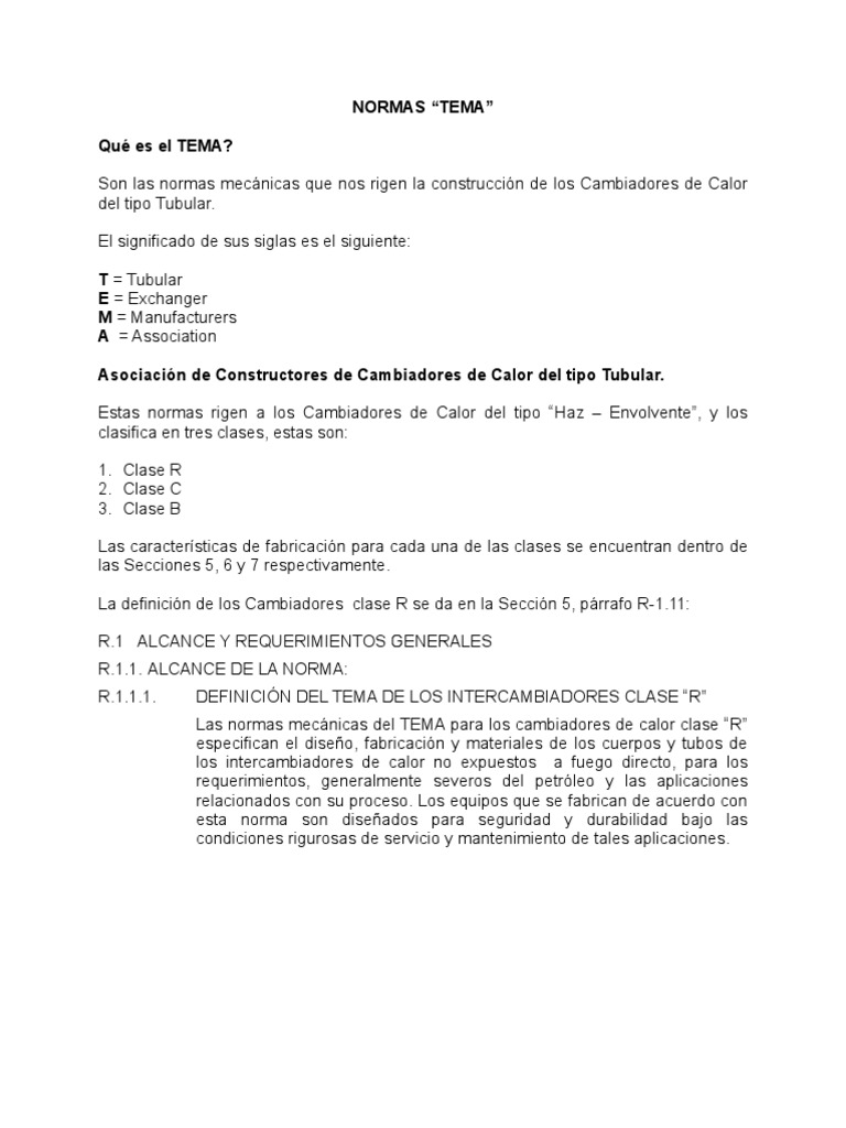 Normas Tema R, C, B | PDF | Triángulo | Calor