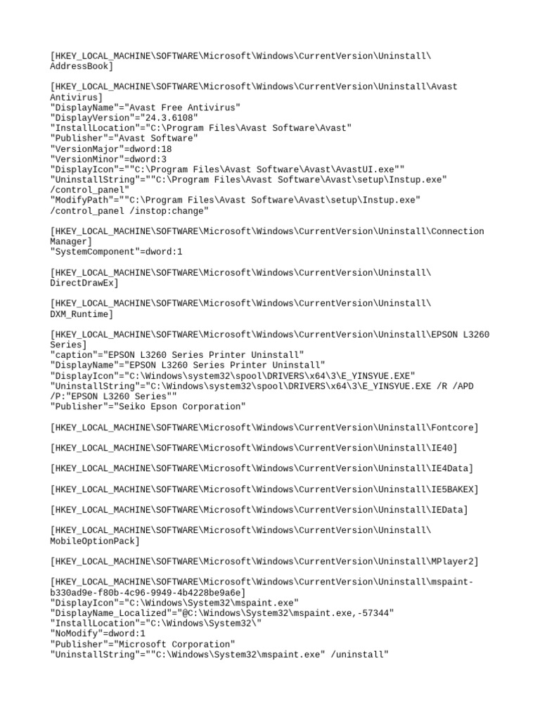 Arp | Download Free PDF | Windows Registry | Microsoft Office
