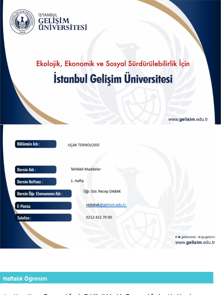 1 Hafta | PDF