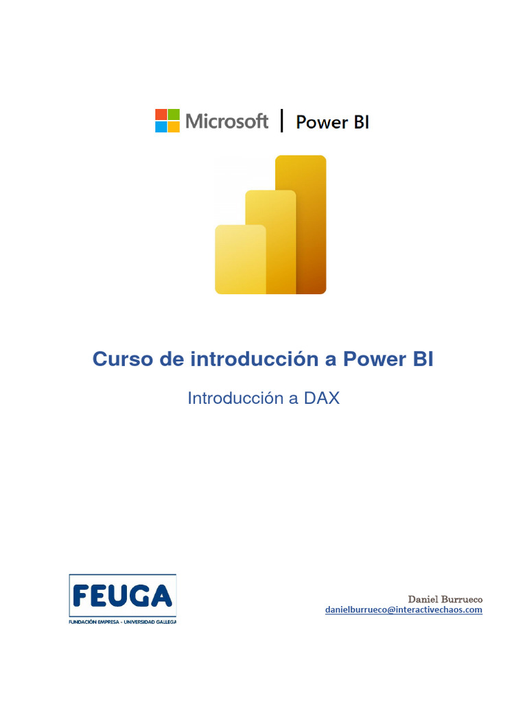 Introducción a DAX en Power BI | PDF | Información | Función (Matemáticas)