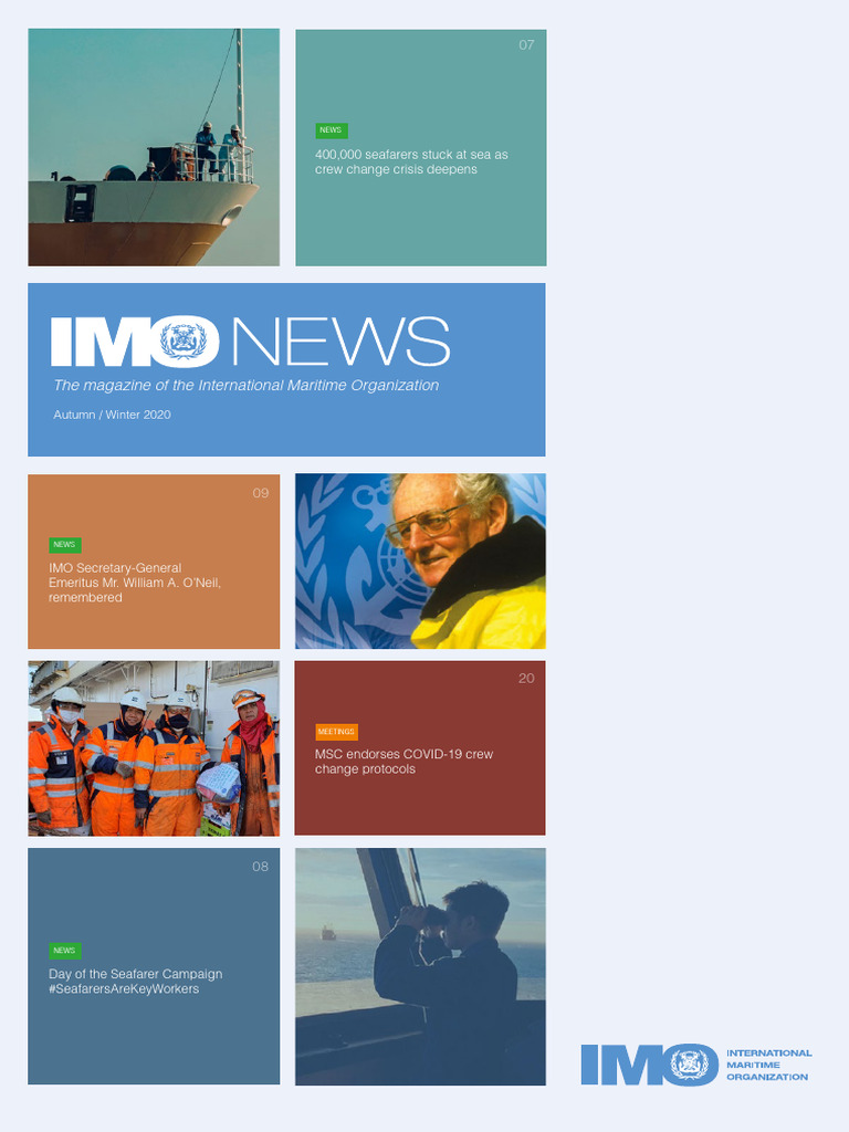 IMO News - Autumn Winter Issue - 2020 | PDF | Sustainability
