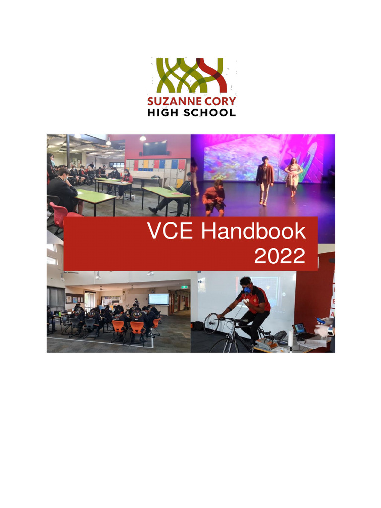 VCE Subject Handbook (2022) | Download Free PDF | Educational Stages