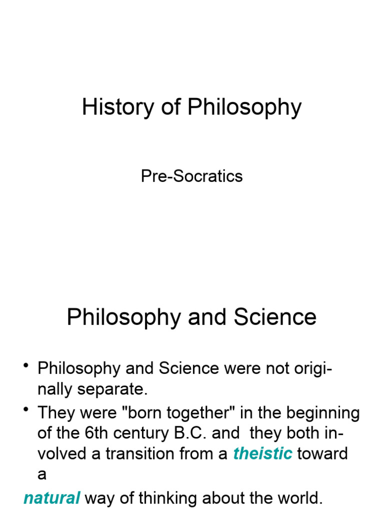History of Philosophy | PDF | Nous | Metaphysics