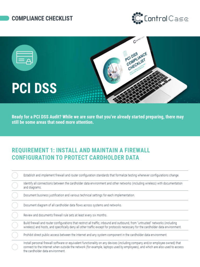 Pci DSS Compliance Checklist | Download Free PDF | Security | Computer Security