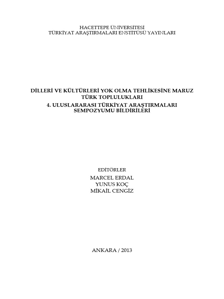 Turkic Languages From China and Today CI | PDF
