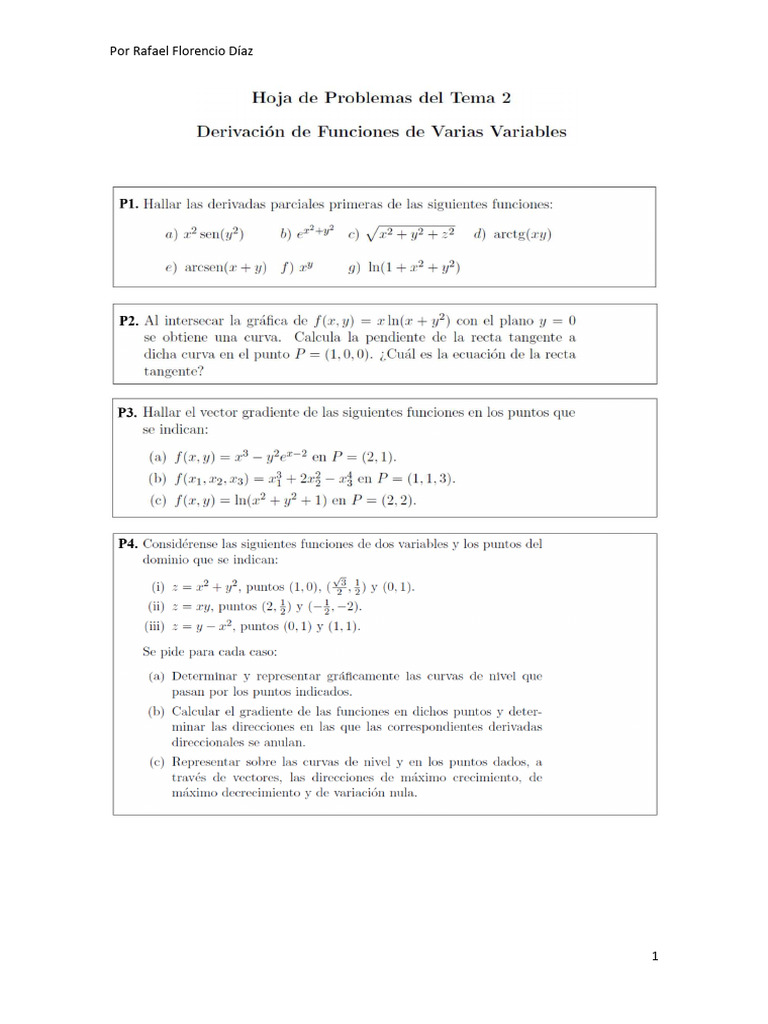 Boletin Problemas Tema 2 | PDF