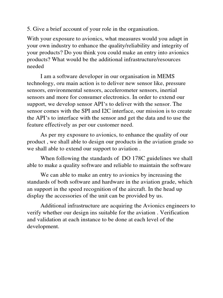 2022ht01588 Avionics Assignment 2 | PDF