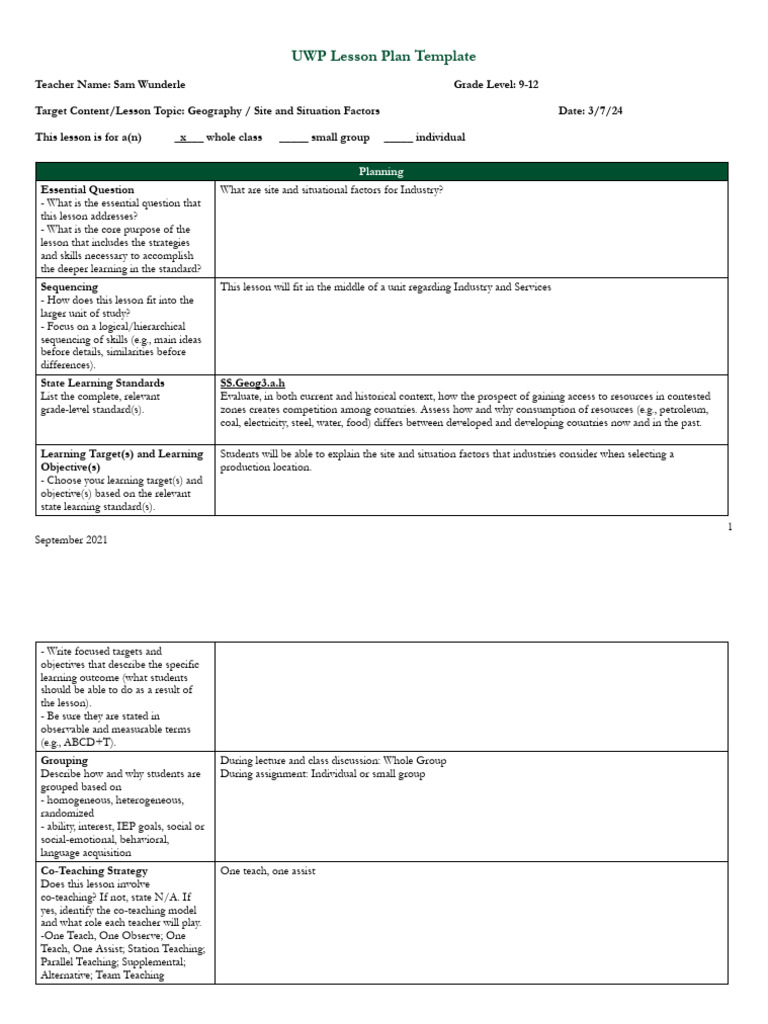 Edu 440 - Observation 1-Merged | PDF | Educational Assessment | Reading Comprehension
