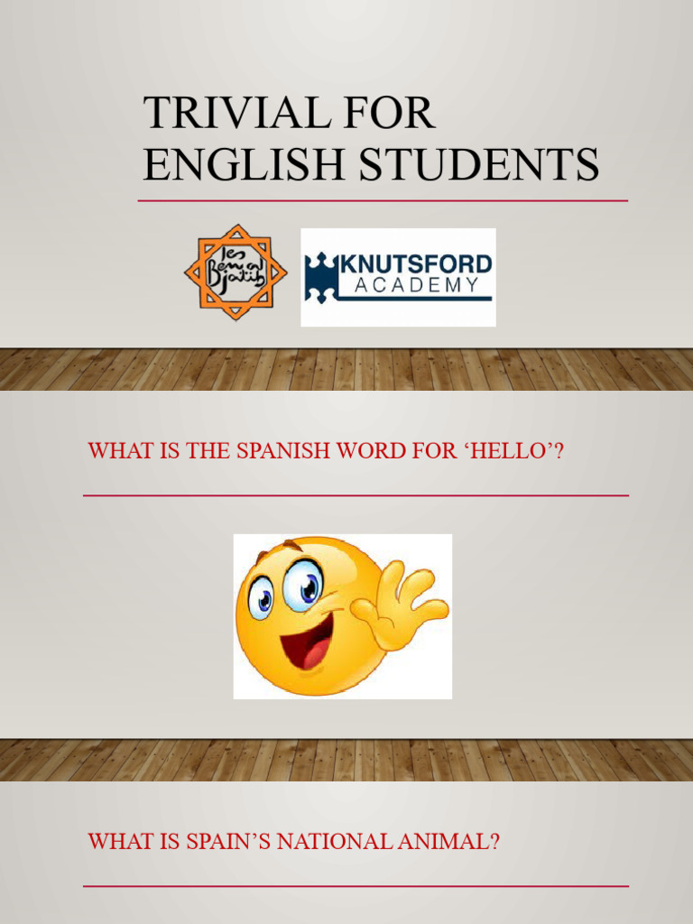 Trivial For English Students | PDF